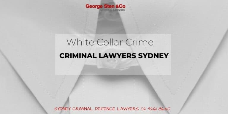 White Collar Crime Lawyers Sydney George Sten And Co Sydney Nsw